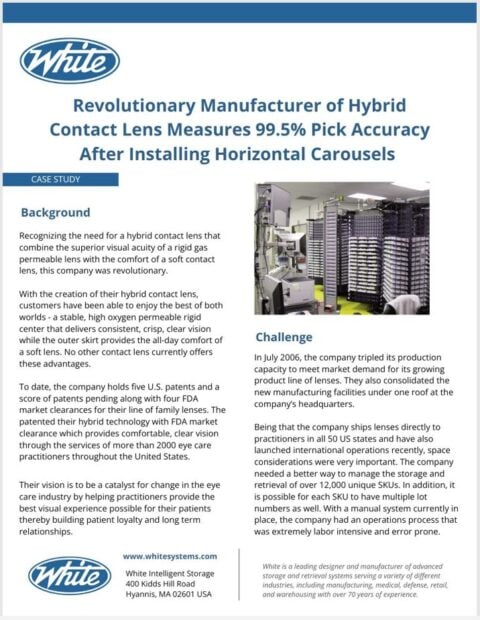 Horizontal Carousel Systems | High-Throughput Automated Storage | White ...