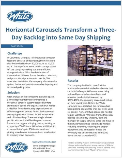 Automated Storage Case Studies: VLMs & Carousels