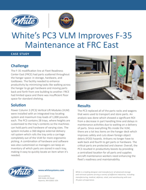 Compact Double VLM | Dual-Tray Elevator for Higher Storage Density | White Systems